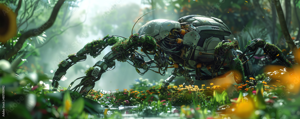 Bring to life biomechanical creatures with intricate metallic ...