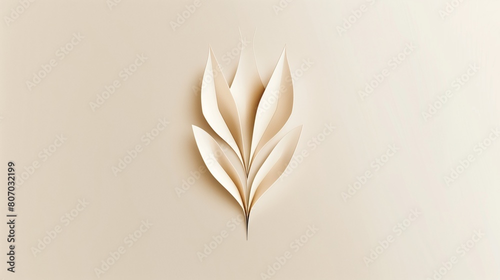 A minimalist logo design with subtle gradients and refined typography ...