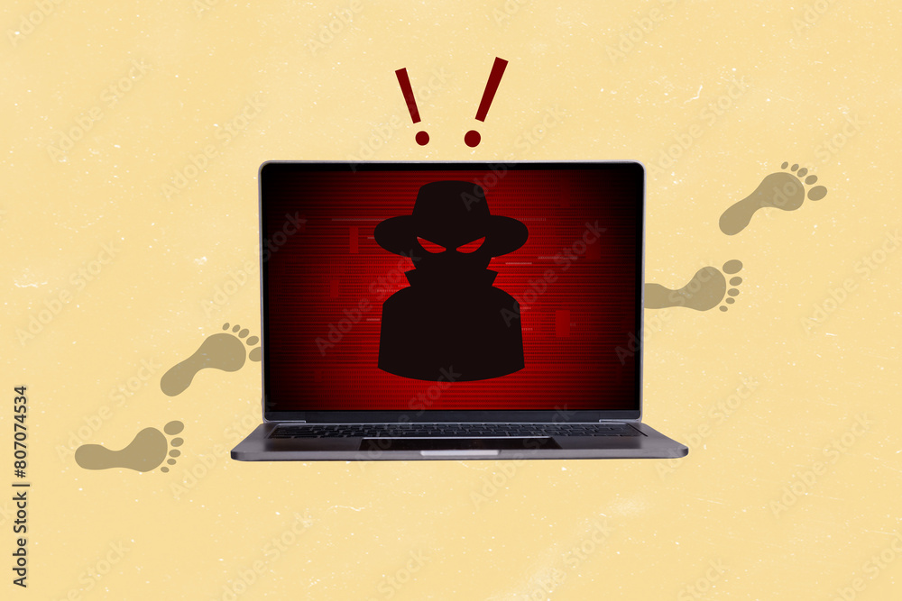 Composite photo collage of bad spy human macbook device wallpaper ...