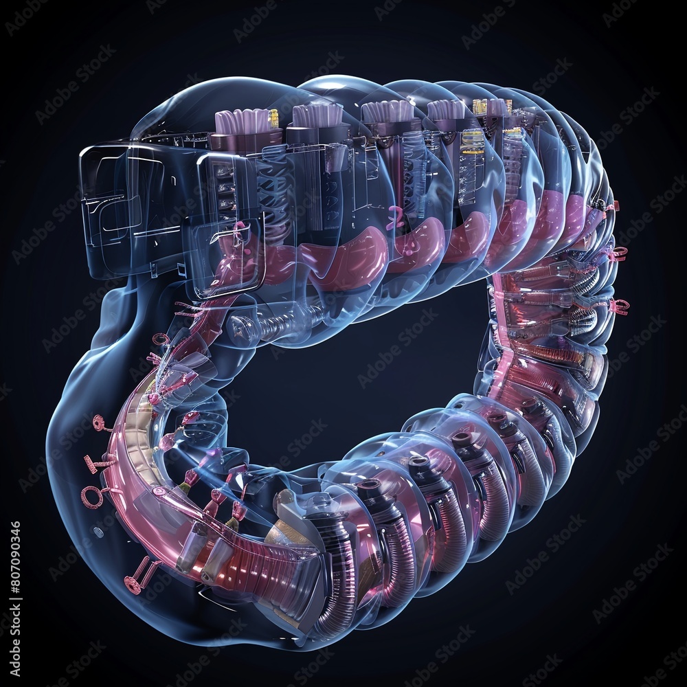 Integrated engine systems within hitech heart implants monitor vital ...