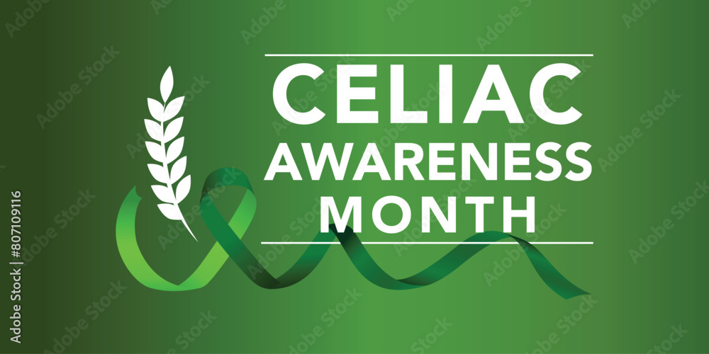 May is Celiac Disease Awareness Month. Holiday concept. Template for ...