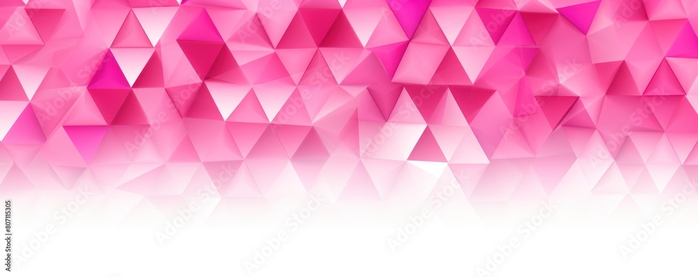 Pink thin barely noticeable triangle background pattern isolated on ...