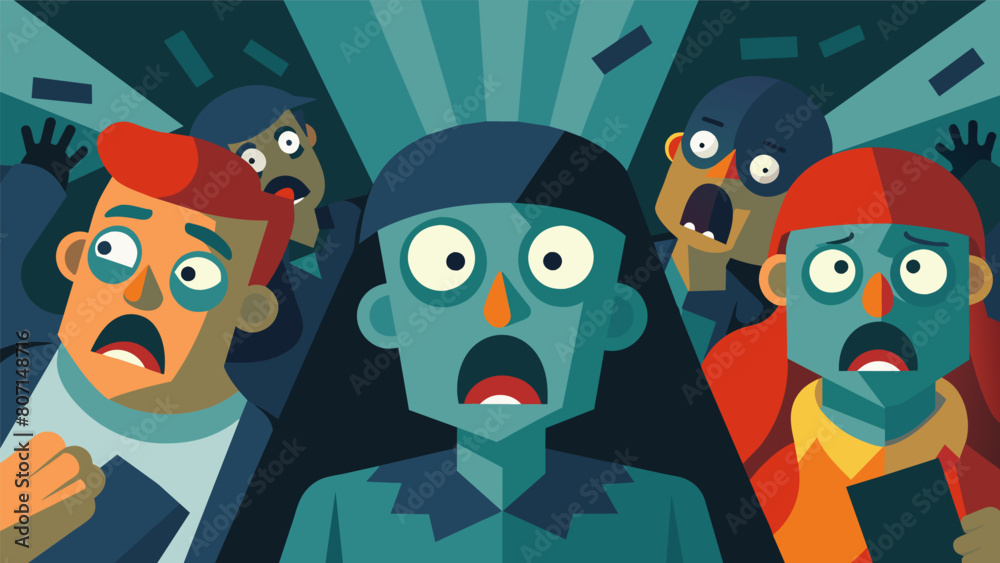 A hidden camera captures the expressions of fear and confusion on ...