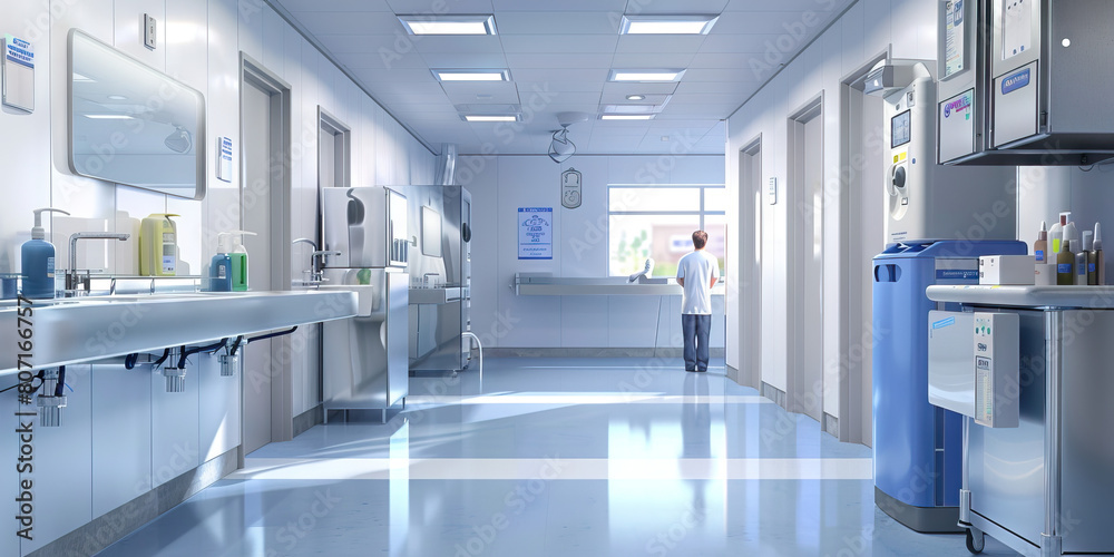 Food Safety and Sanitation Station Floor: Showing handwashing stations ...