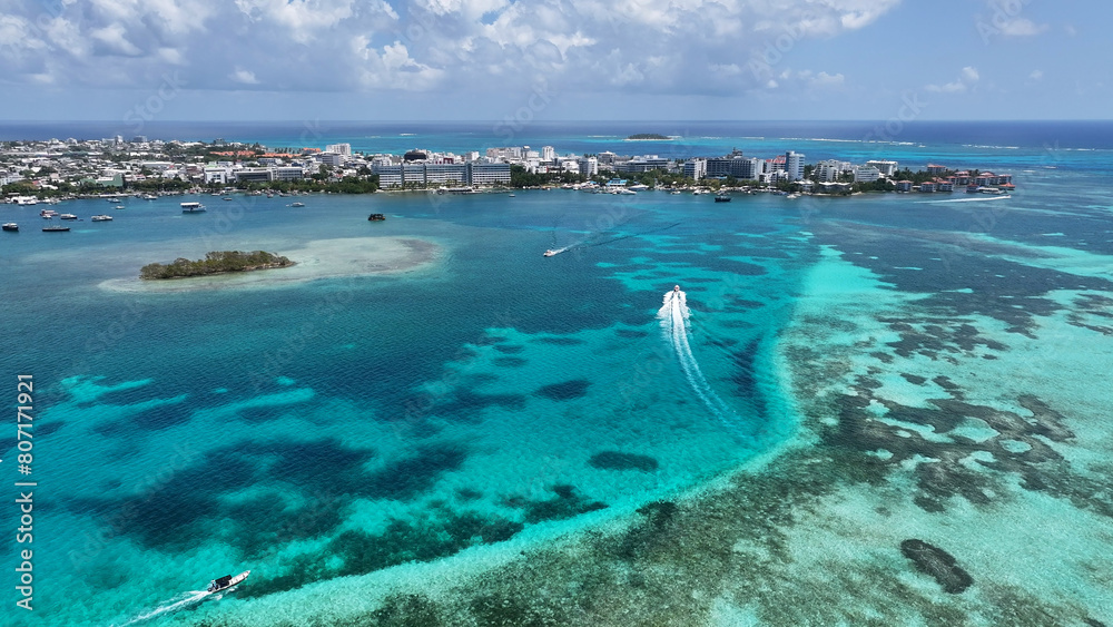 San Andres Island At San Andres In Caribbean Island Colombia. Colombian ...