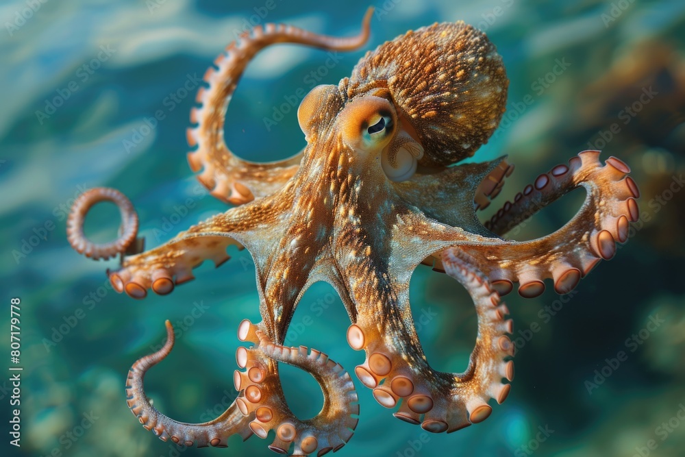 Octopus An Octopus â Octopus Vulgarisâ in open water. Octopus Octopus ...