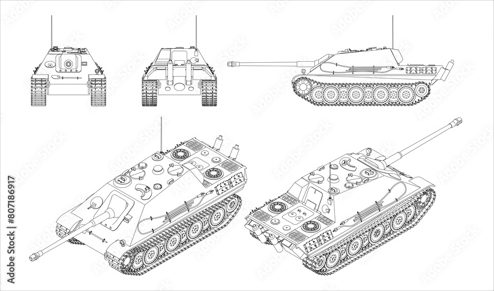 German medium tank during World War II. Armored vehicles of Germany ...