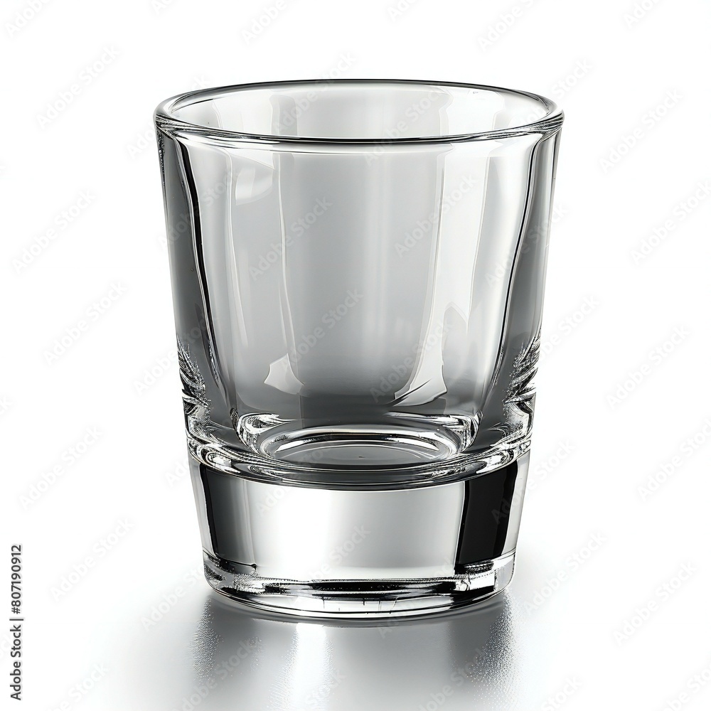 Depicting a shot glass , isolated on white background , high quality ...
