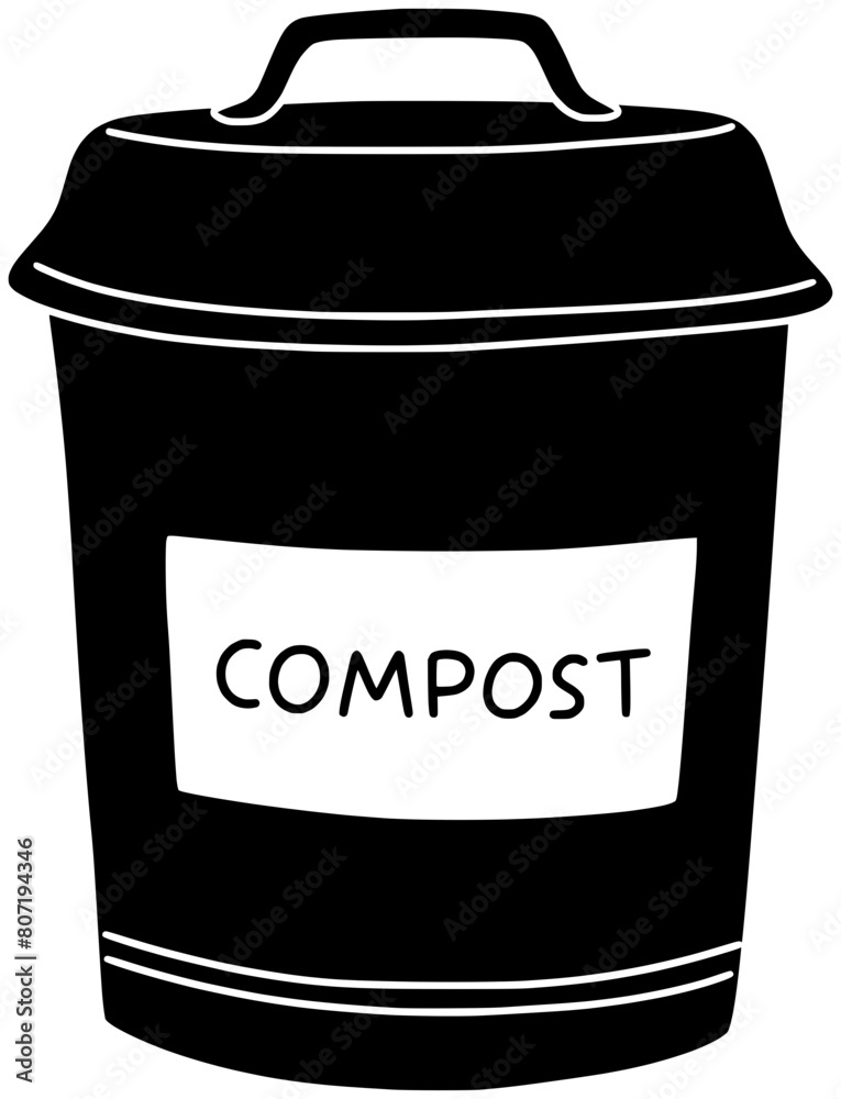 rubbish illustration agriculture silhouette garden logo worm icon ...