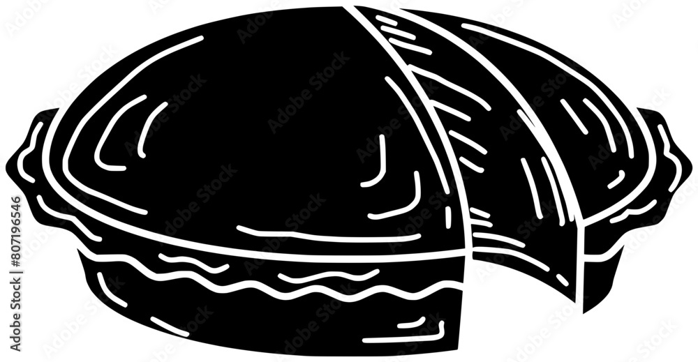 cheesecake illustration dessert silhouette cake logo food icon pie ...