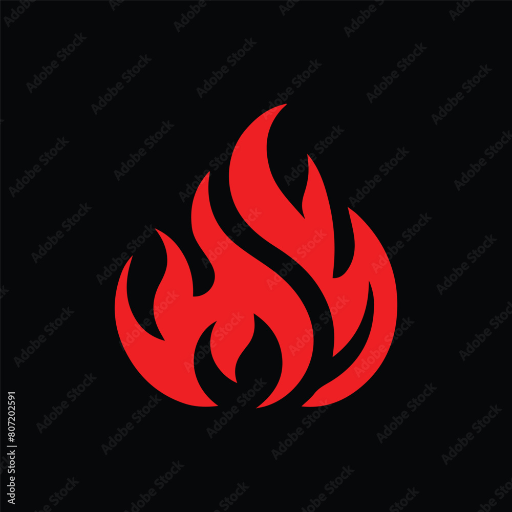 flame fire logo template, flame fire logo element, flame fire logo ...