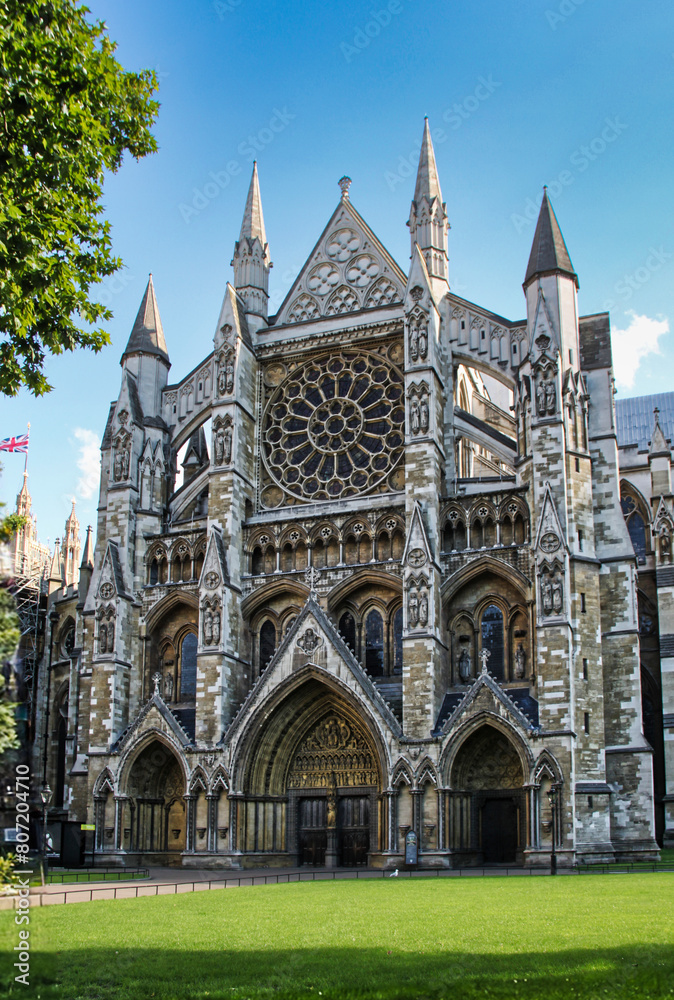 Westminster Abbey,Gothic abbey church in the City of Westminster ...