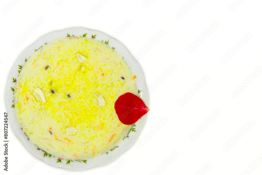 indian gujarati traditional sweet kheer also known in india as sabudana ...
