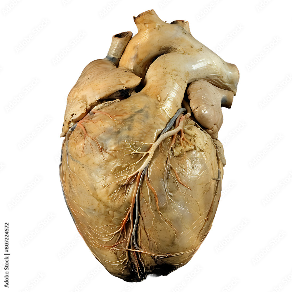 Human brain in heart High quality photo isolated on transparent png ...