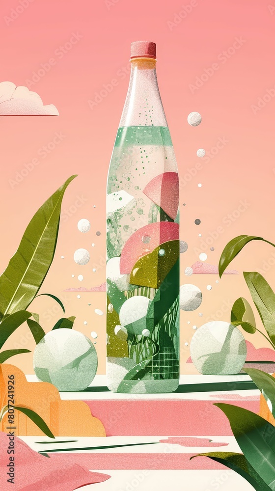 Edible water bottles made from a seaweedbased material, reducing ...