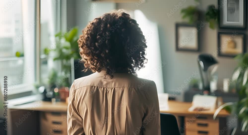 Woman Facing Workplace Harassment And Gender Inequality Causing