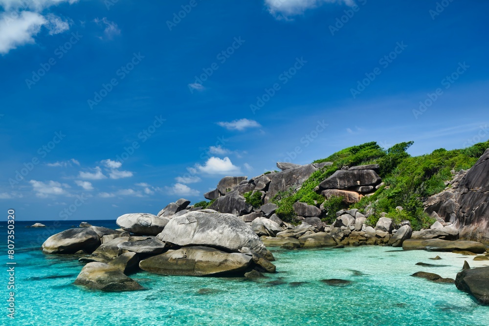The stunning, crystal-clear waters of Phuket, also known as the Pearl ...