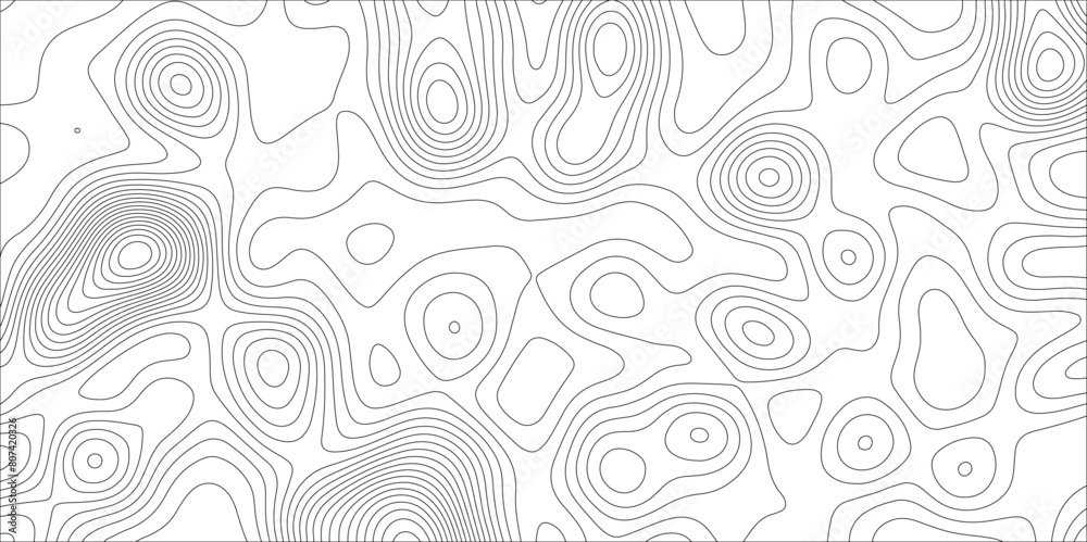 Topographic map background geographic line map pattern. The concept of ...