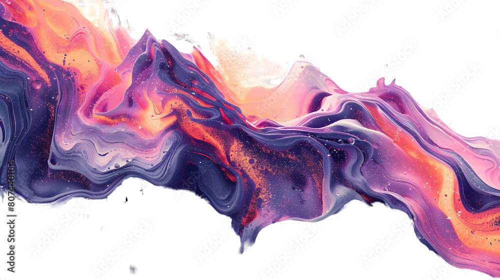 Purple paint splash isolated on a transparent background, PNG, Ai Stock ...