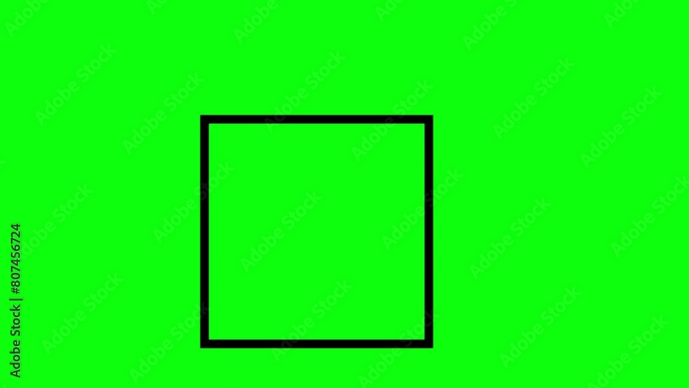 Video Animation Black Icon Checkmark Or Checklist Select Checkbox Option On A Green Chroma Key
