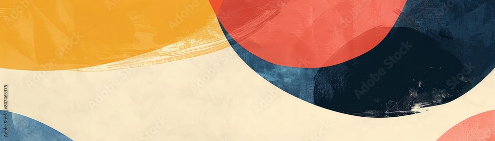 Abstract blend of blue, apricot, and red hues on desktop wallpaper ...