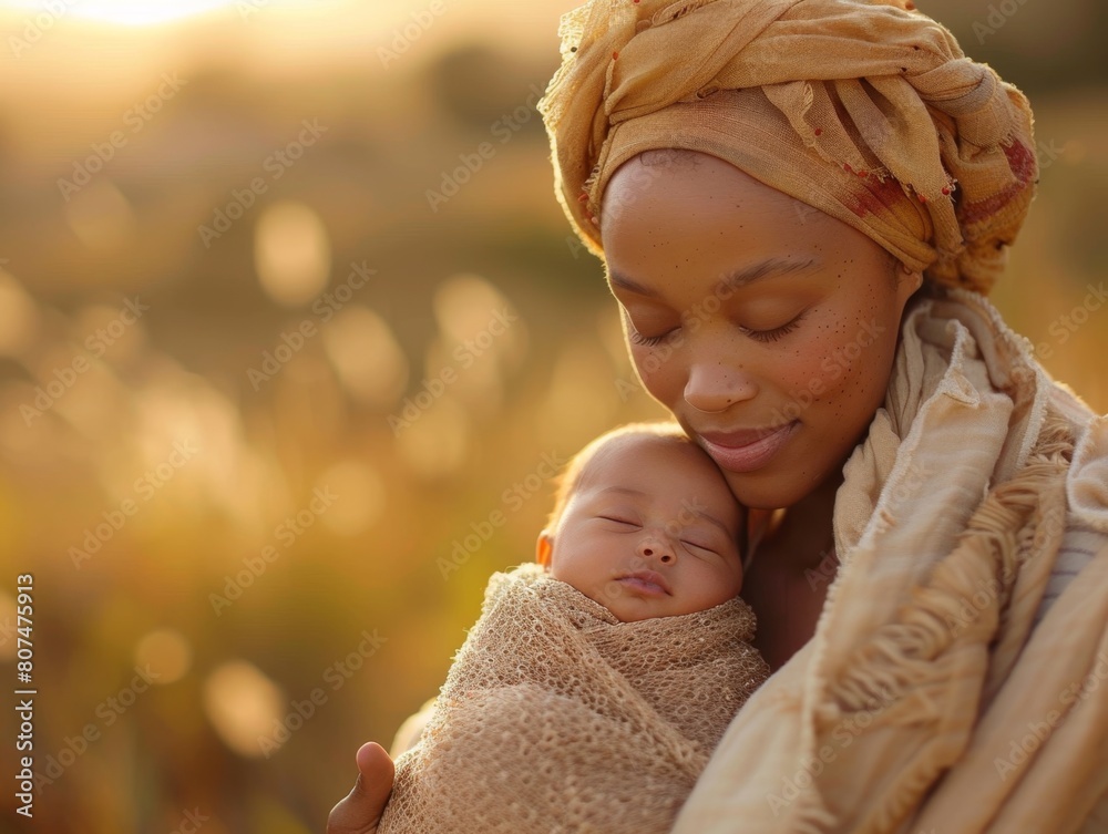 African Mother，mother and child，Mother's Day，Tender Love - Beautiful 4K ...