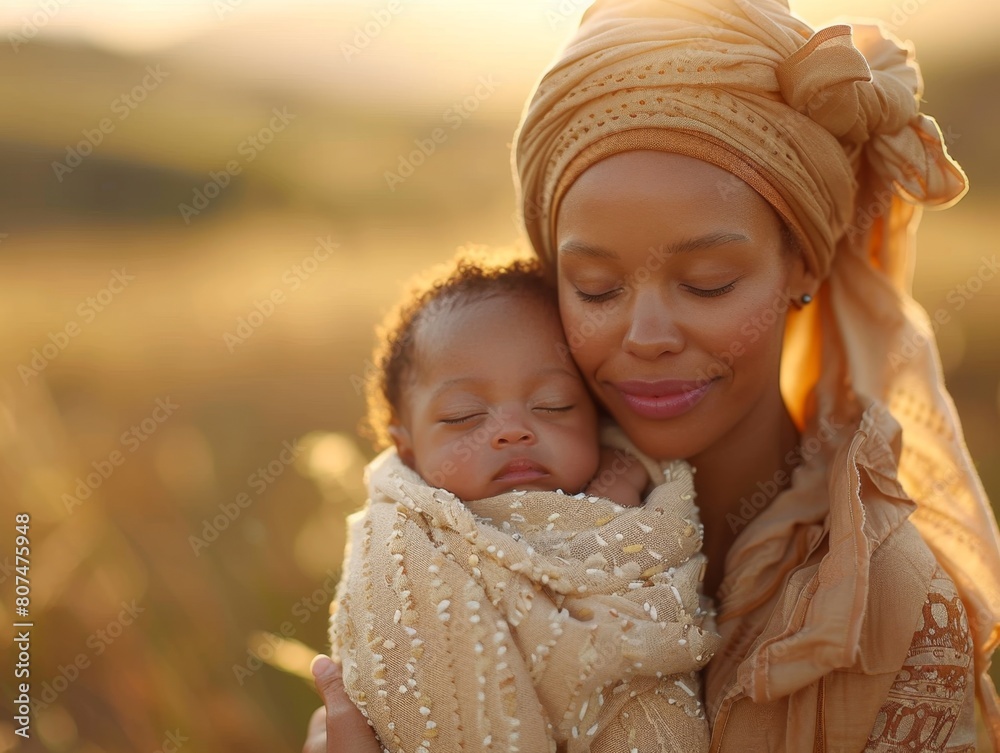 African Mother，mother and child，Mother's Day，Tender Love - Beautiful 4K ...