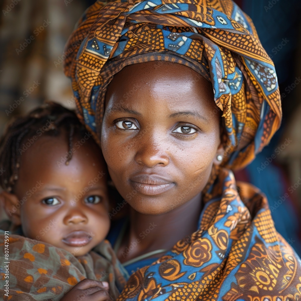 African Mother，mother and child，Mother's Day，Tender Love - Beautiful 4K ...