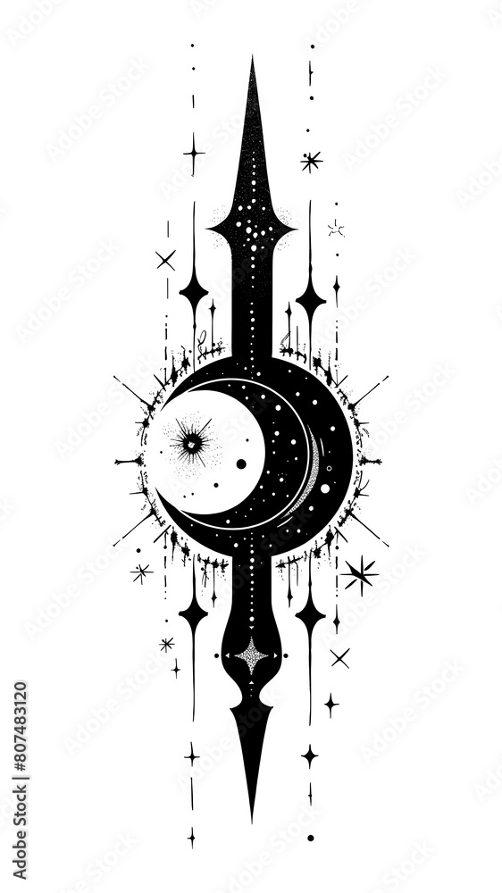 PNG Surreal aesthetic pen logo compass symbol cross. Stock Illustration ...