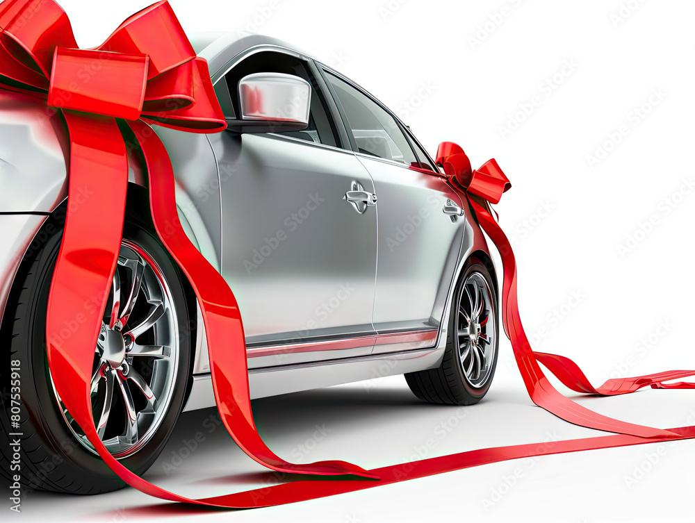Concept of winning a car, earning a car as a reward or prize, receiving ...