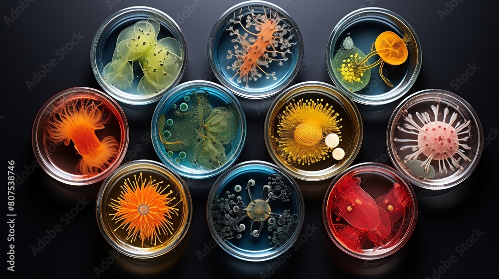 Fotografía Bacteria inspired by famous paintings, recreating classics ...