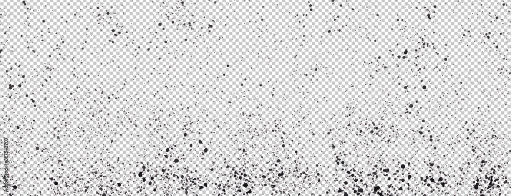 Vetor de Dot dust grain overlay grunge spray effect spotted splash ...