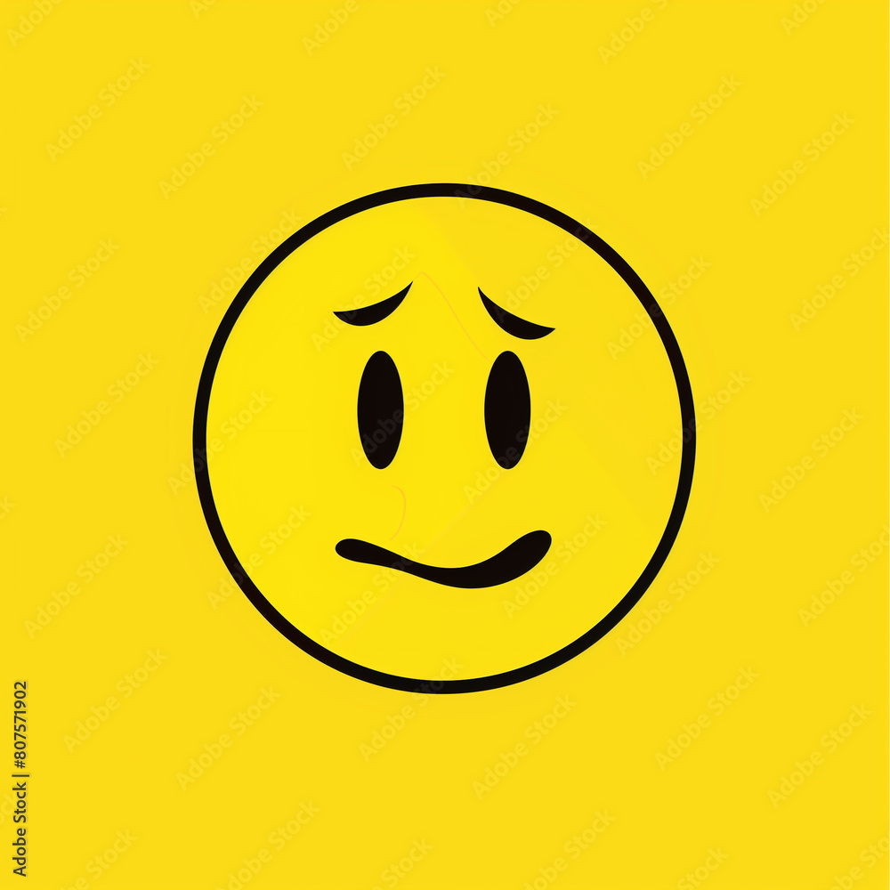 Smiley icons with cute 2D drawing feeling Stock Illustration | Adobe Stock