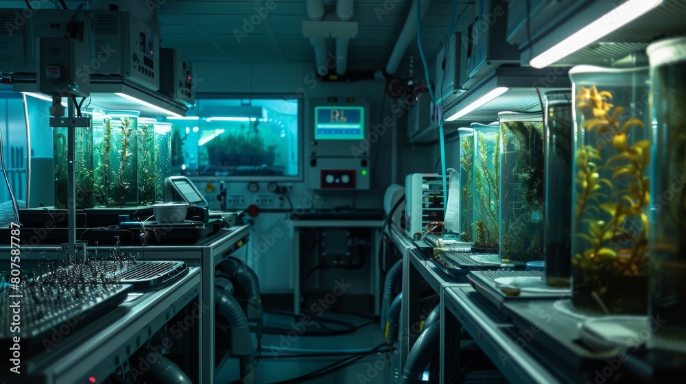 Secondary Treatment, Biological reactors with microorganisms breaking ...