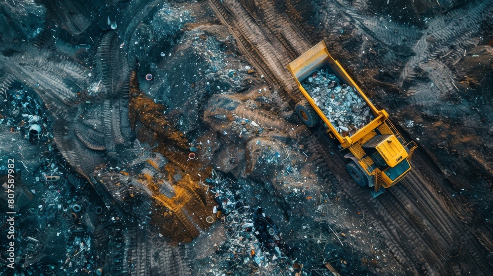 Secure Landfilling, An aerial view of a modern, engineered landfill ...