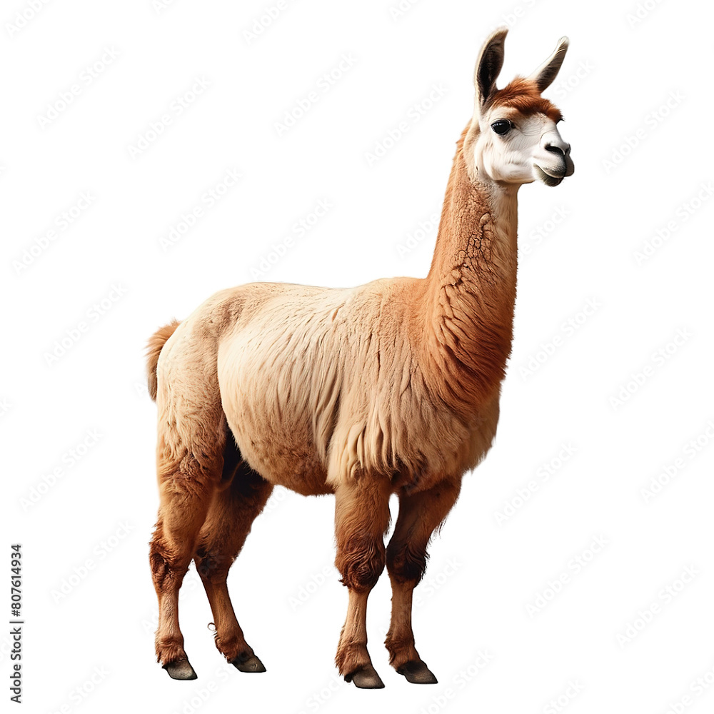 Llama, Lama, Aplaca Isolated on Transparent Background PNG Generative ...