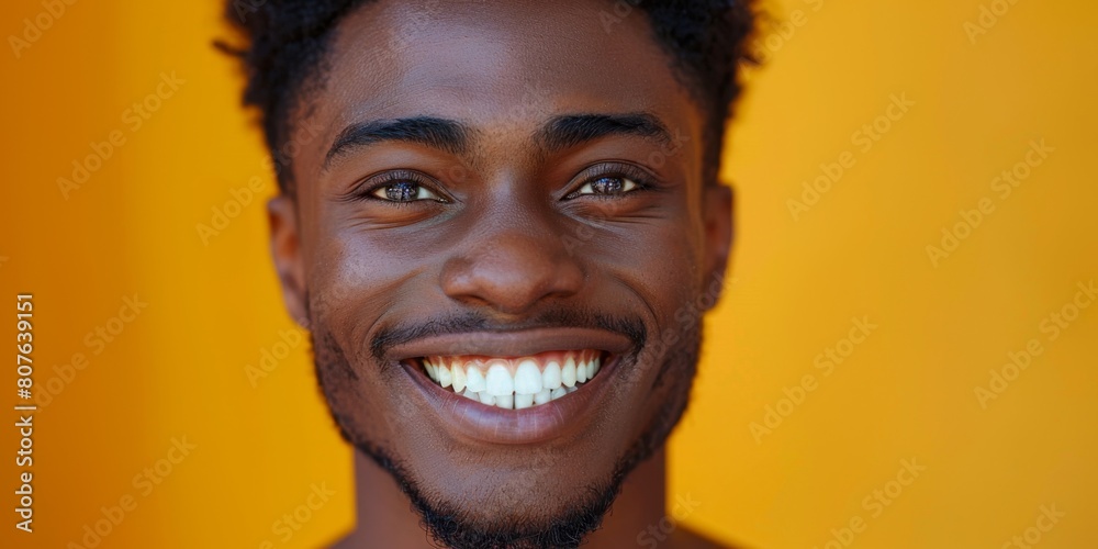 Happy Man showing white teeth,Bright Smiles and Dental Care: Promoting ...