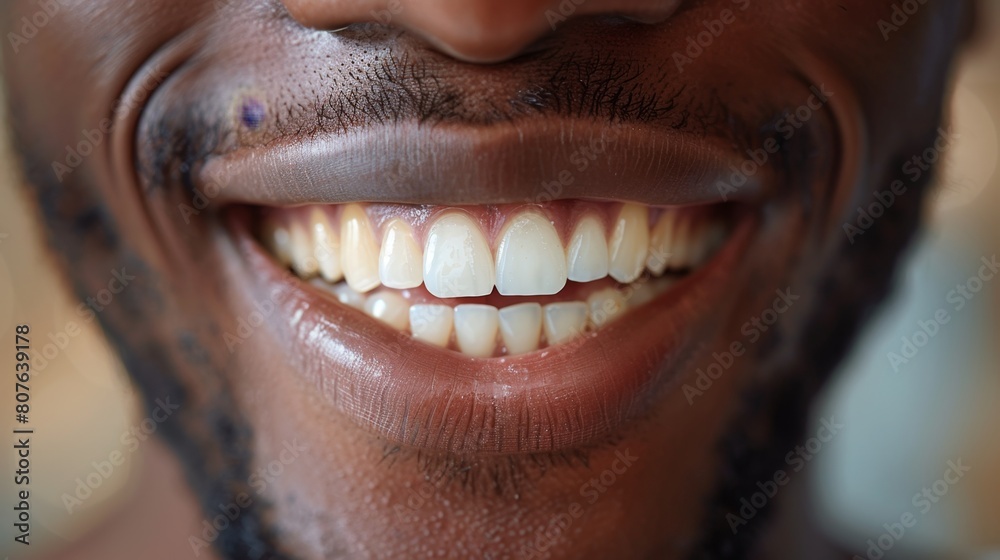 Happy Man showing white teeth,Bright Smiles and Dental Care: Promoting ...