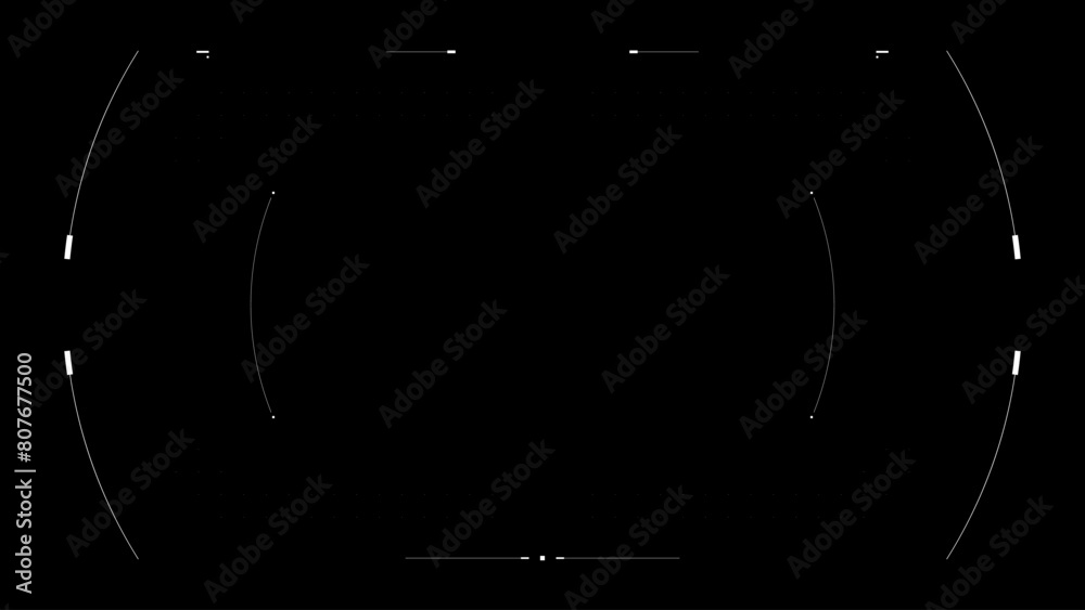 Futuristic glitch HUD aim. Cyberpunk style distorted HUD screen reticle ...