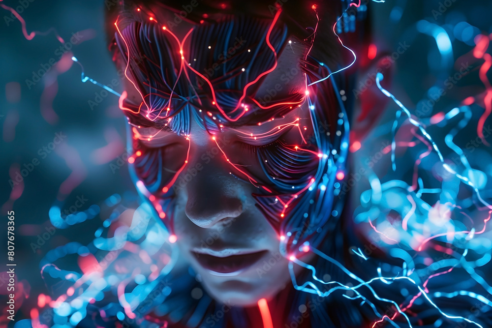 Captivating Glimpse into the Electrifying Intricacies of the Human Form ...
