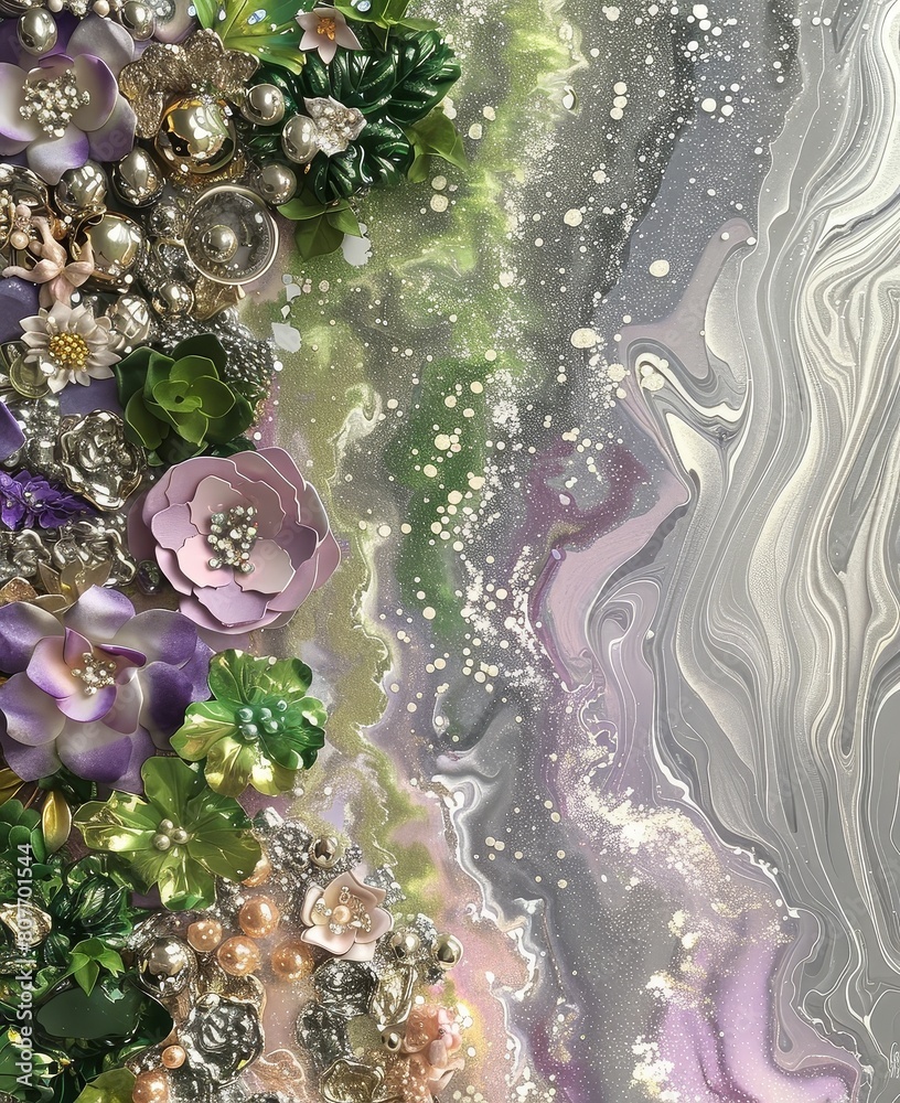 Amazing colors and textures come together to create a truly unique and ...