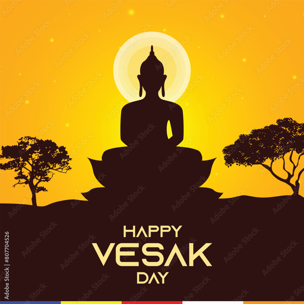 Happy Vesak Day. Vesak Festival. Sri Lanka Vesak Day. Load Buddha Day ...