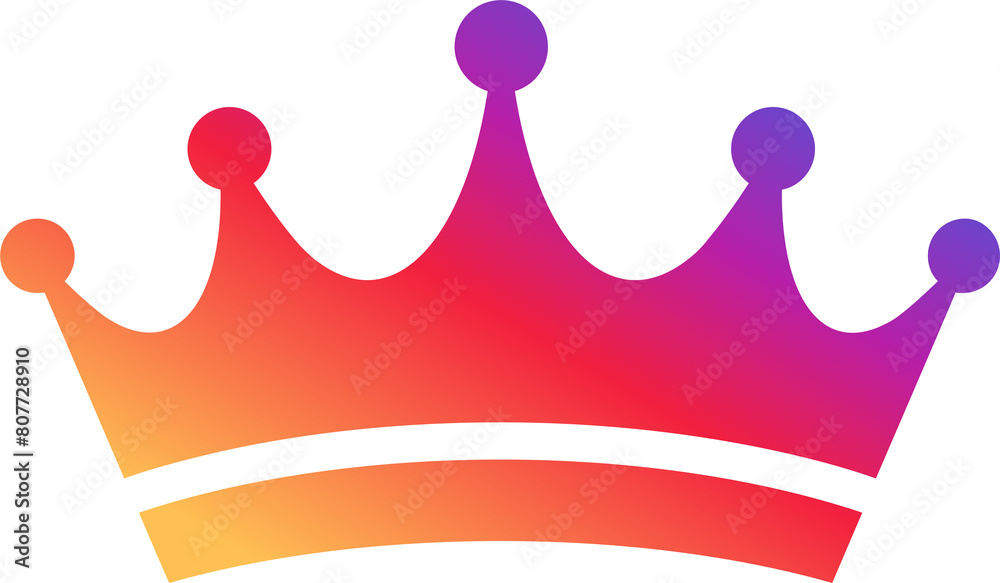 Instagram Crown Icon for Royalty and Excellence Instagram Gradient App ...