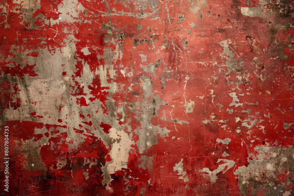 Vector illustration red grunge texture background, silhouette ...