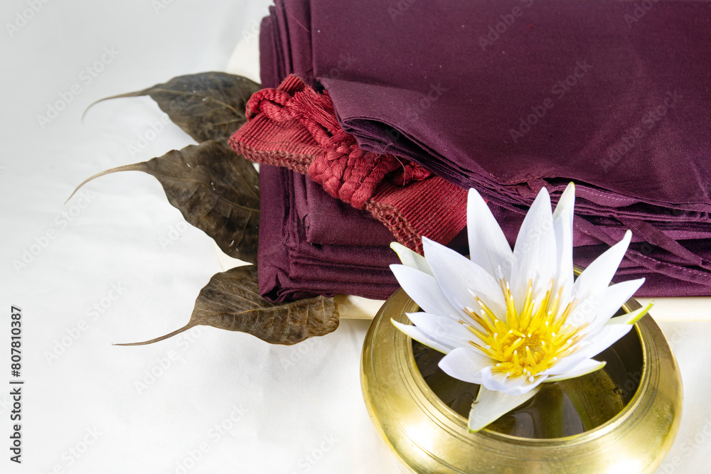 Kāṣāya are the robes of fully ordained Buddhist monks. In Sanskrit and ...