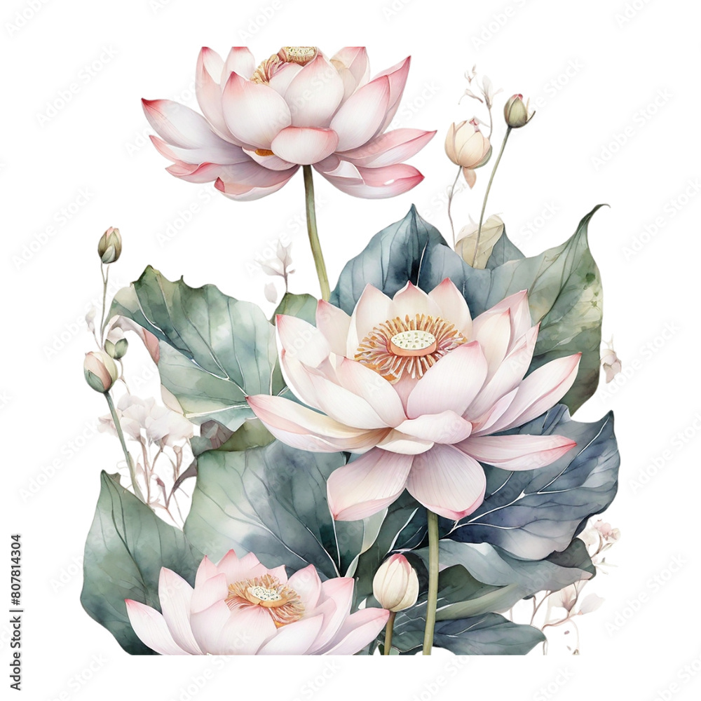 Watercolor Floral Flower Design, Watercolor Flower Arrangements Floral ...