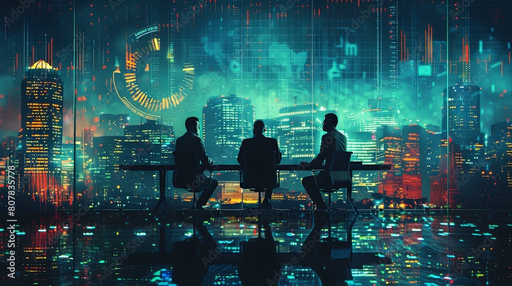 Vector illustrations for business, finance, cover, banner, poster or ...