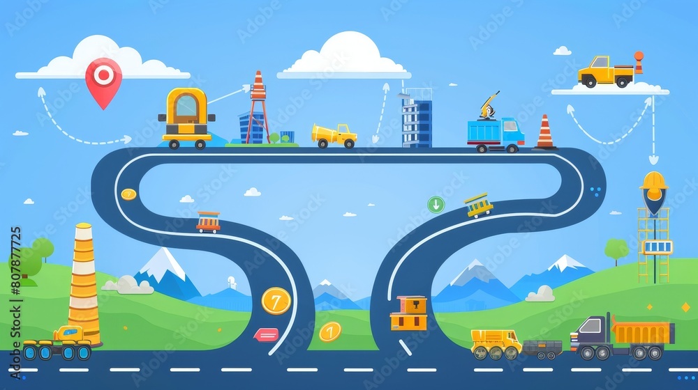 The stages of a project's life cycle with a timeline of project ...