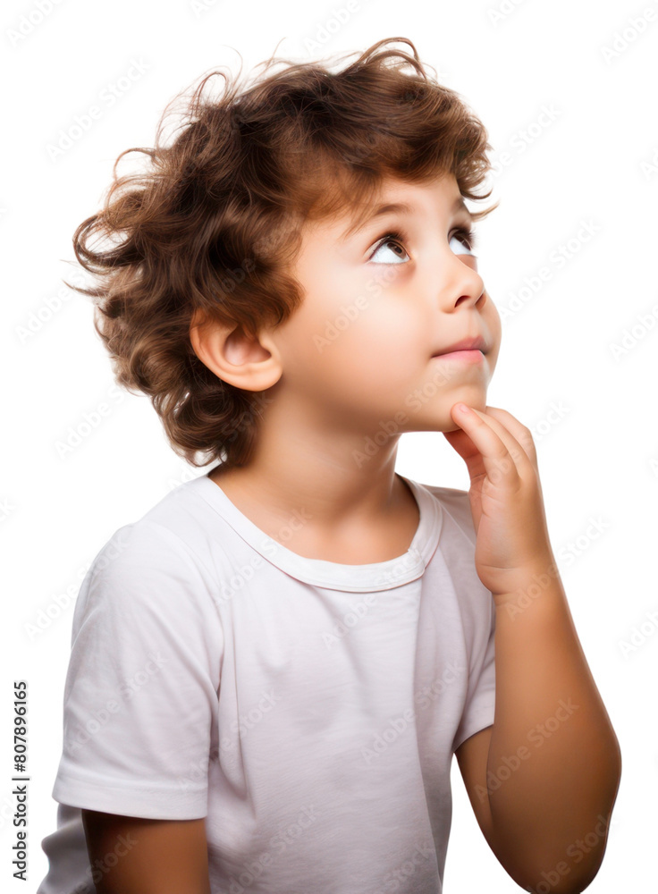 PNG Child portrait photo curious emotion Stock Photo | Adobe Stock