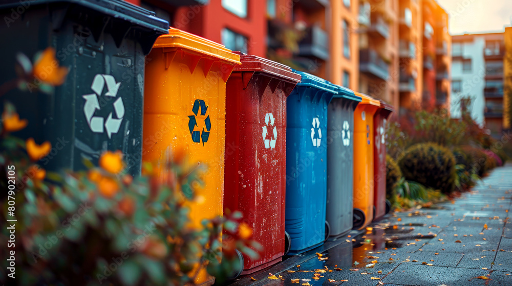 Residents encouraged to recycle with new bins in complex courtyard ...